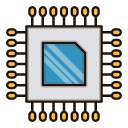 Electronics Chip Icon | Free SVG & PNG Download | IconEasy