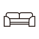 Minimalist Sofa Icon | Free SVG & PNG Download | IconEasy