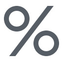Percentage Icon | Free SVG & PNG Download | IconEasy
