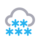 Blizzard Cloud Icon | Free SVG & PNG Download | IconEasy