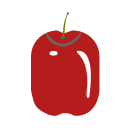 Smiling Red Apple Icon | Free SVG & PNG Download | IconEasy