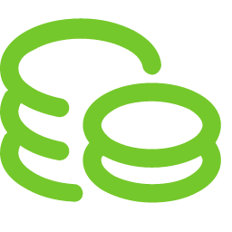 Coins Icon | Free SVG & PNG Download | IconEasy