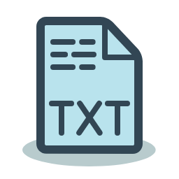 TXT File Icon | Free SVG & PNG Download | IconEasy