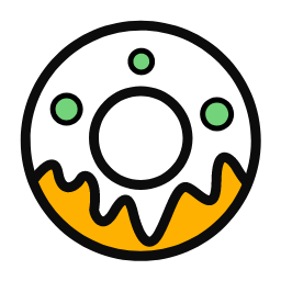 Donut Icon | Free SVG & PNG Download | IconEasy