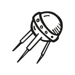 Sputnik 1 Icon | Free SVG & PNG Download | IconEasy