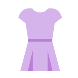 Purple Dress Icon | Free SVG & PNG Download | IconEasy