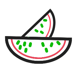 Watermelon Icon | Free SVG & PNG Download | IconEasy