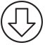 Down Arrow Icon | Free SVG & PNG Download | IconEasy