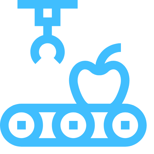 Mechanical Arm with Apple Icon | Free SVG & PNG Download | IconEasy
