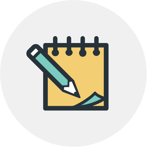 Notepad with Pen Icon | Free SVG & PNG Download | IconEasy