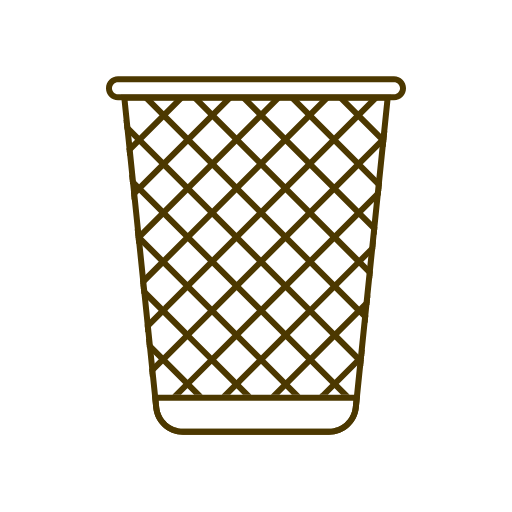 Trash Can (Outline) Icon | Free SVG & PNG Download | IconEasy