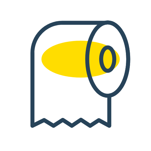 Toilet Paper Roll Icon | Free SVG & PNG Download | IconEasy