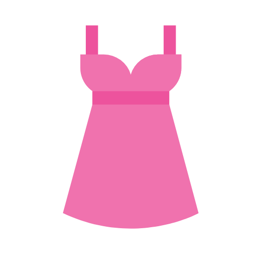 Pink Dress Icon | Free SVG & PNG Download | IconEasy